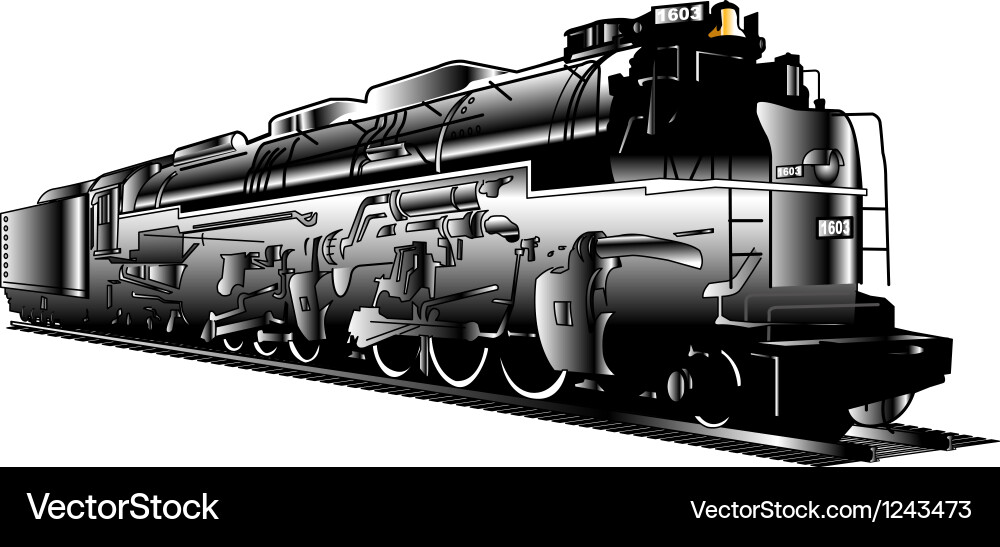Coal train Royalty Free Vector Image - VectorStock