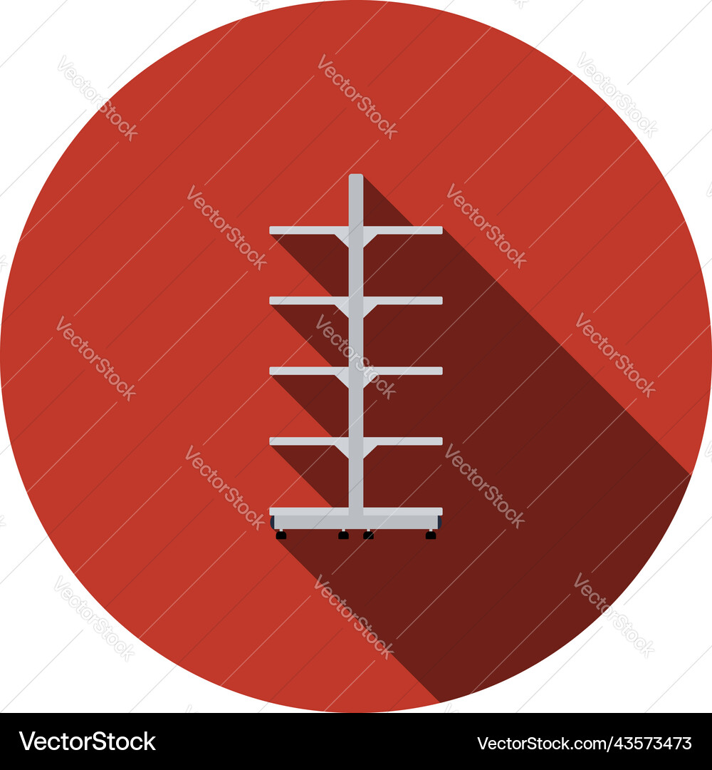 Supermarket showcase icon Royalty Free Vector Image