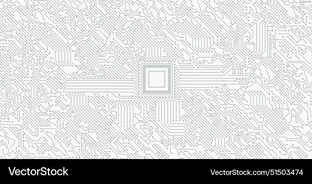 Cpu motherboard background Royalty Free Vector Image