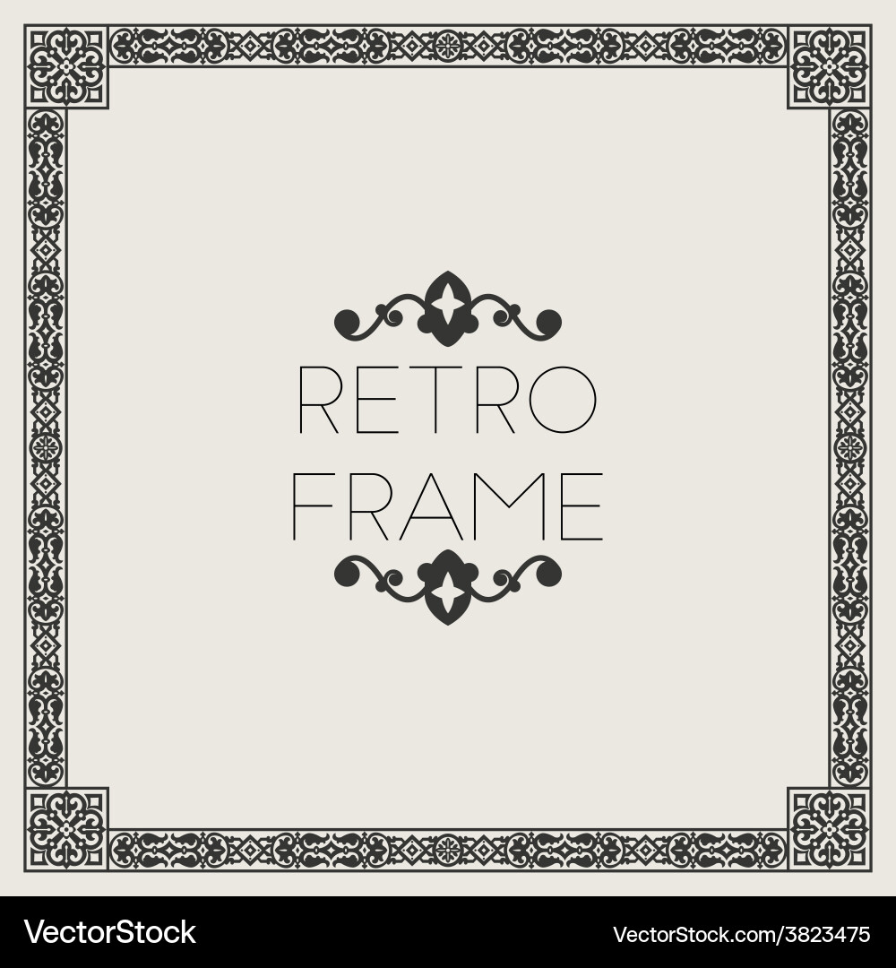 Frame Royalty Free Vector Image - VectorStock