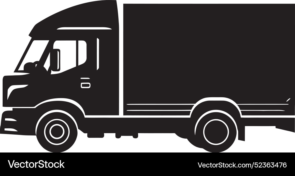 Commercial trucking showcase graphics for freight Vector Image