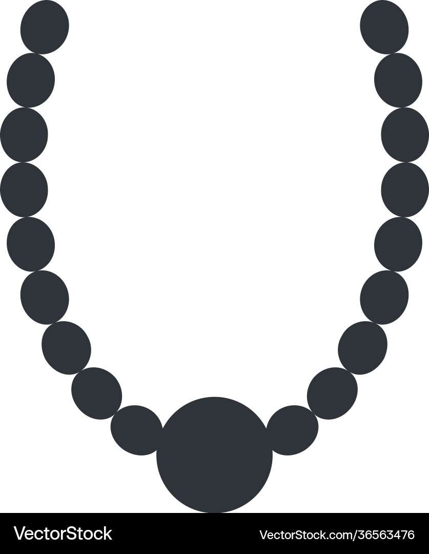 Necklace Royalty Free Vector Image - VectorStock