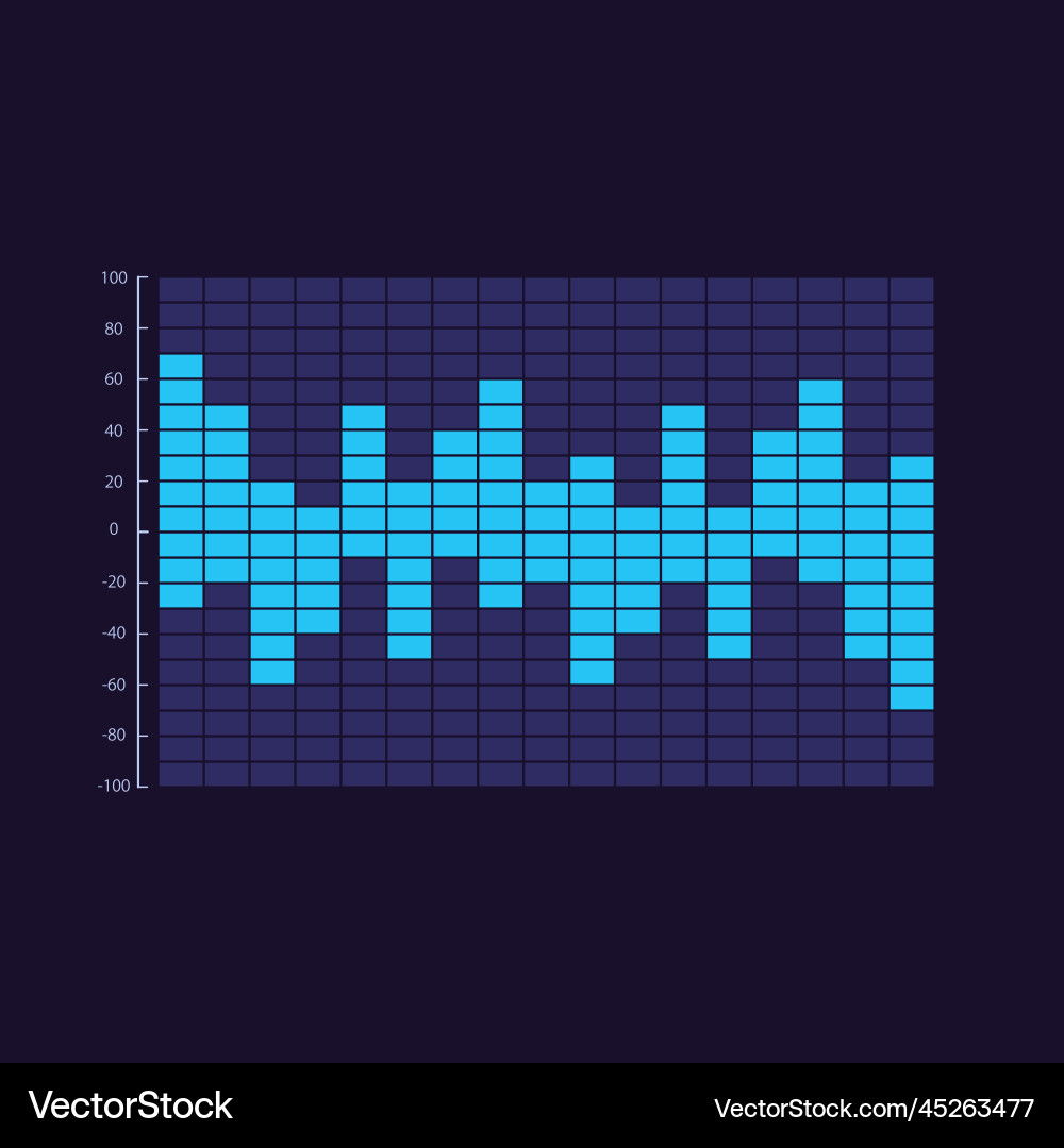 Bi-directional infographic chart design template Vector Image