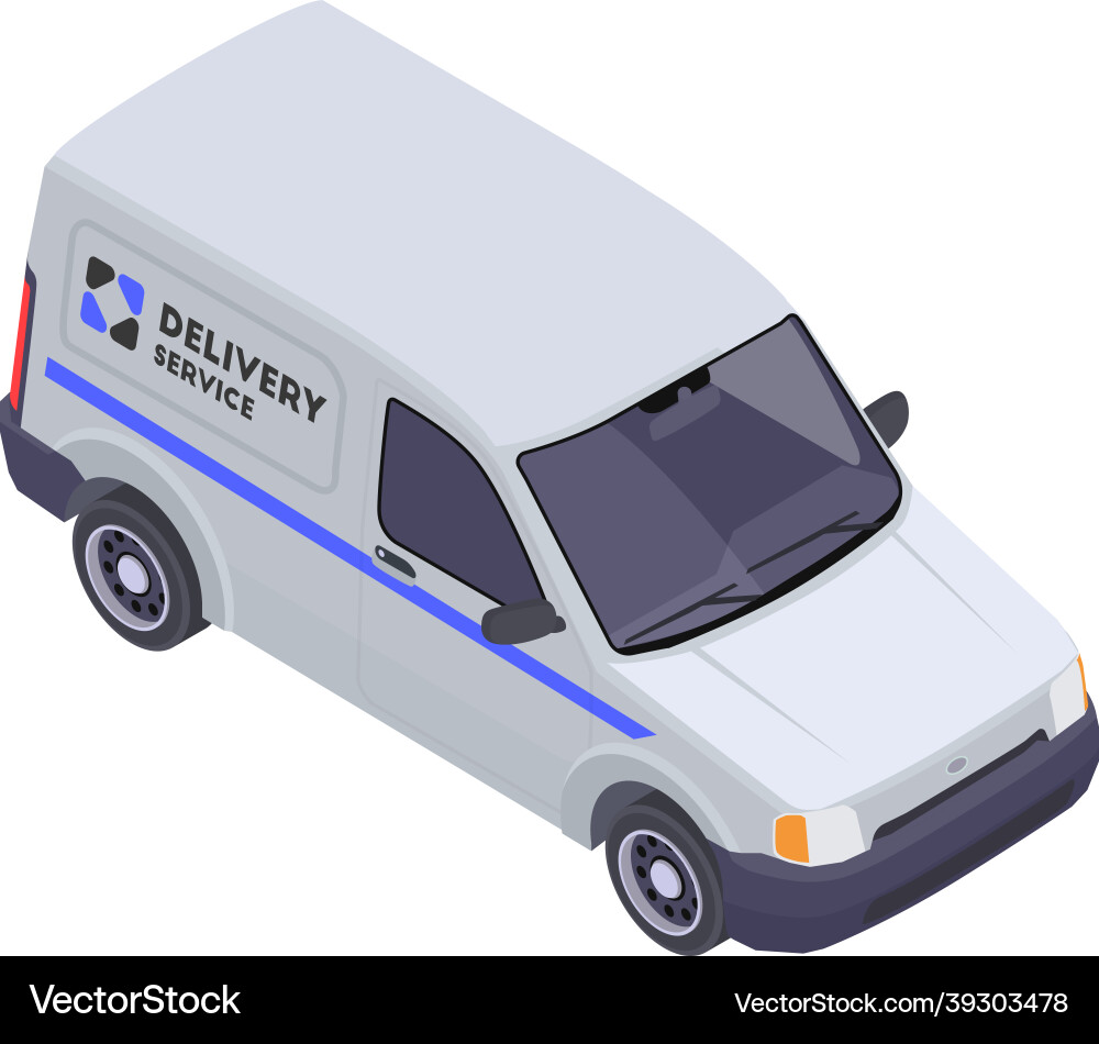 Delivery van icon Royalty Free Vector Image - VectorStock