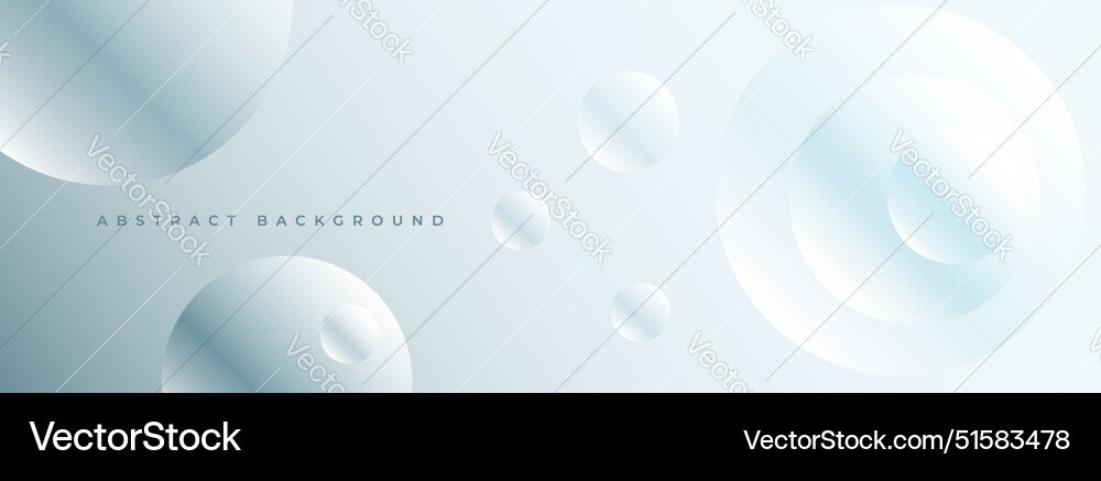 Light blue modern abstract wide banner Royalty Free Vector