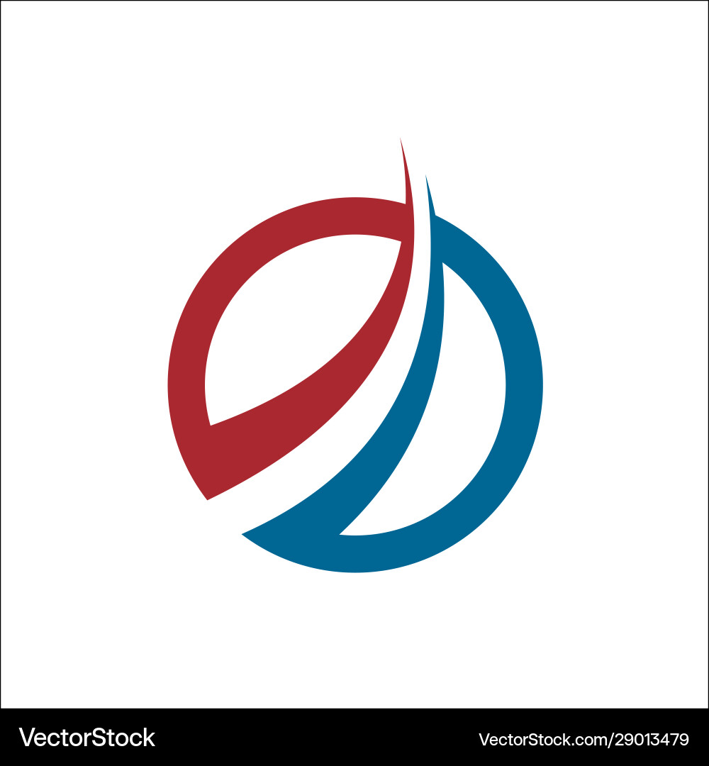 Abstract accounting financial management logo Vector Image