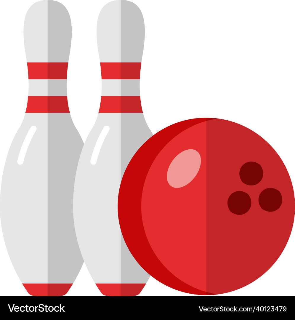 Bowling ball Royalty Free Vector Image - VectorStock