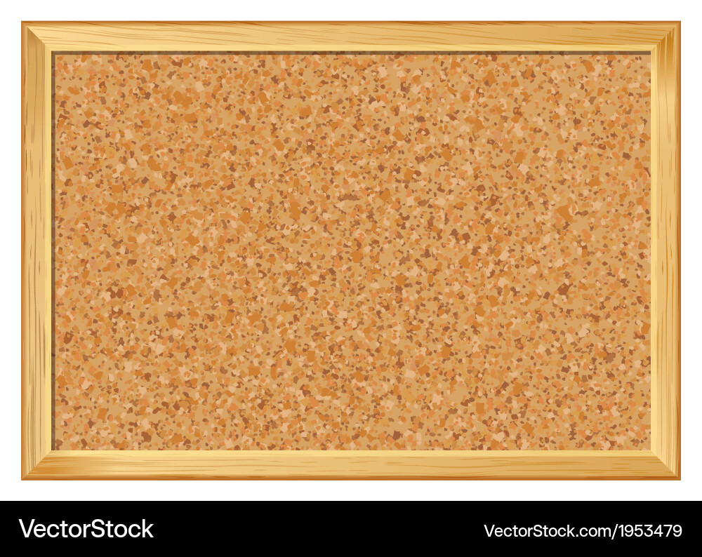 Bulletin board Royalty Free Vector Image - VectorStock