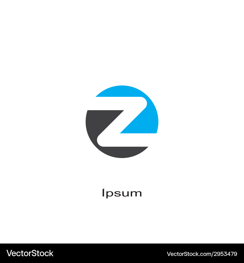 Modern Z Symbol Royalty Free Vector Image - VectorStock