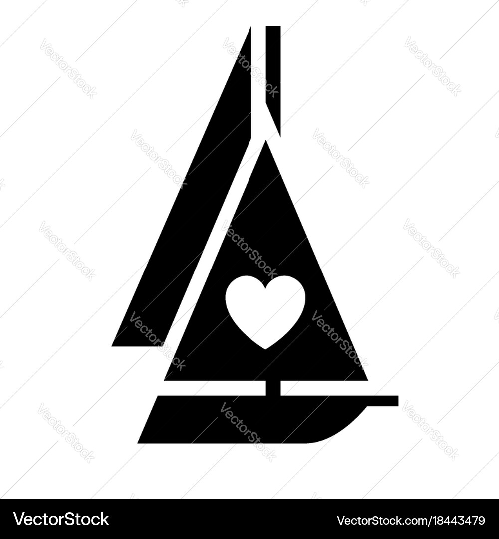 Romantic love symbol Royalty Free Vector Image