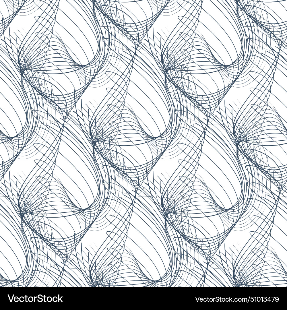 Seamless pattern with a simple abstract drawing Vector Image