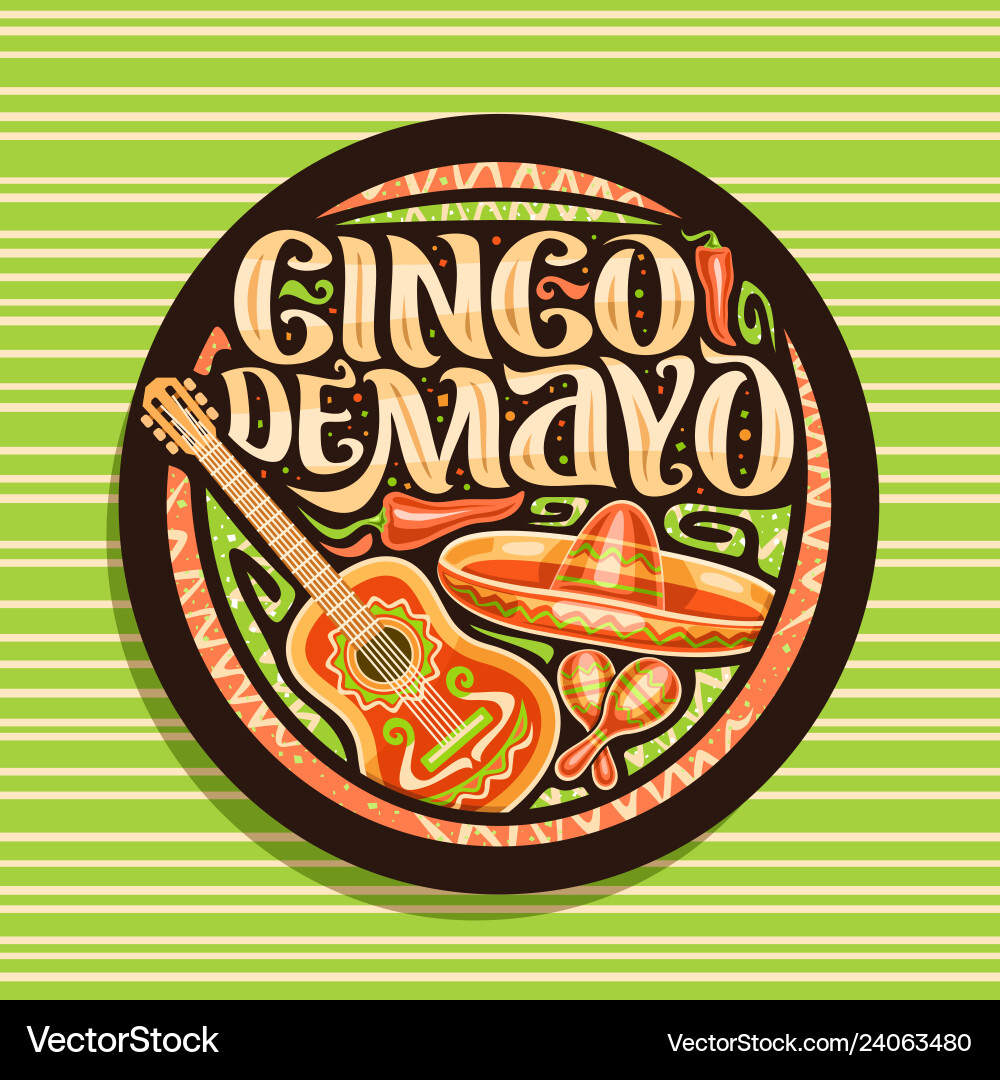 Cinco de Mayo Logo Royalty Free Vector Image - VectorStock