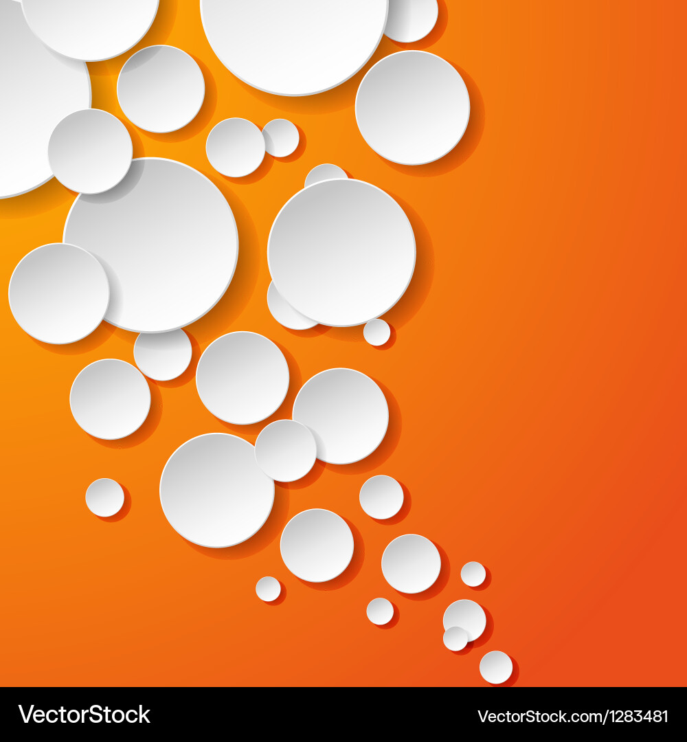 Abstract white paper circles Royalty Free Vector Image Abstract white paper circles Royalty Free Vector Image