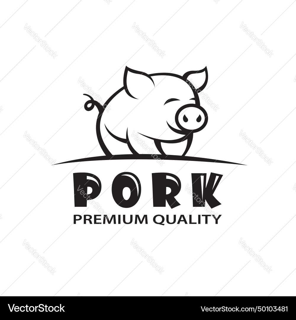 Pig Royalty Free Vector Image - VectorStock