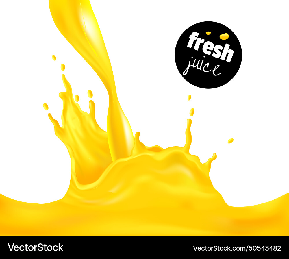 Juice spray background Royalty Free Vector Image