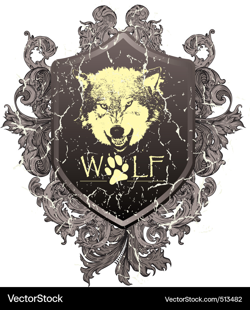 Wolf Royalty Free Vector Image - VectorStock
