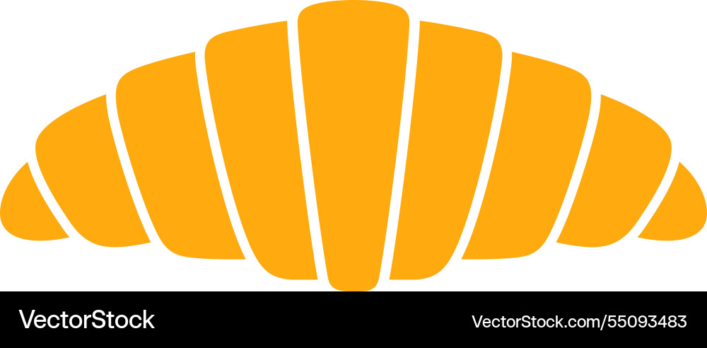 Croissant Royalty Free Vector Image - VectorStock