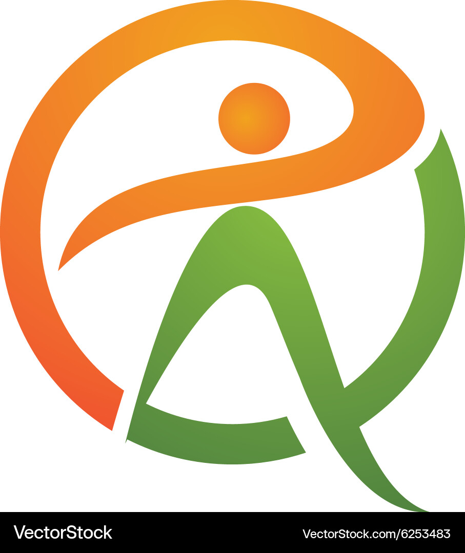 Healthy logo Royalty Free Vector Image - VectorStock