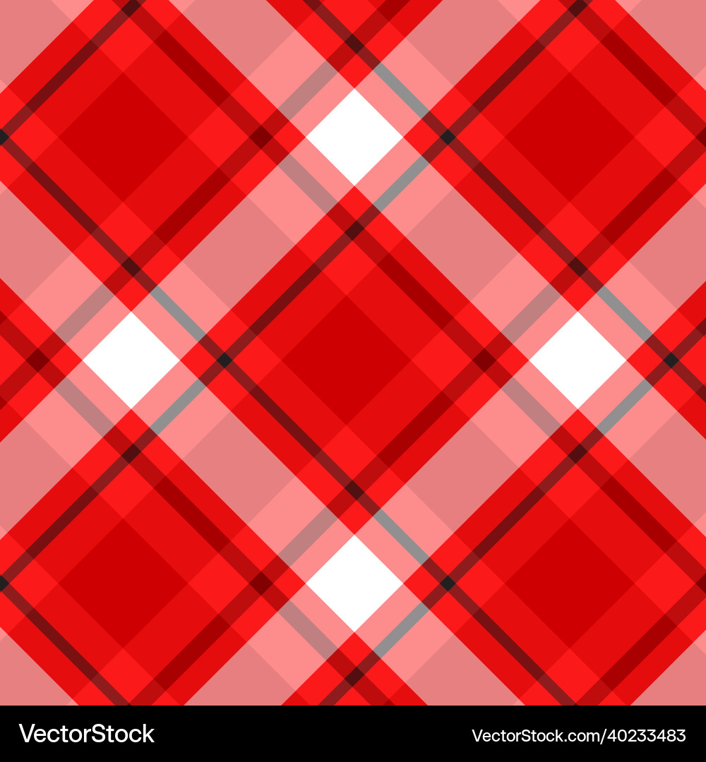 Red and White Plaid Pattern Royalty Free Vector Image