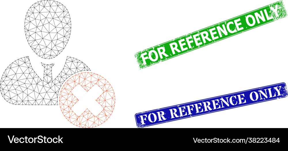 Grunge for reference only stamp seals and triangle