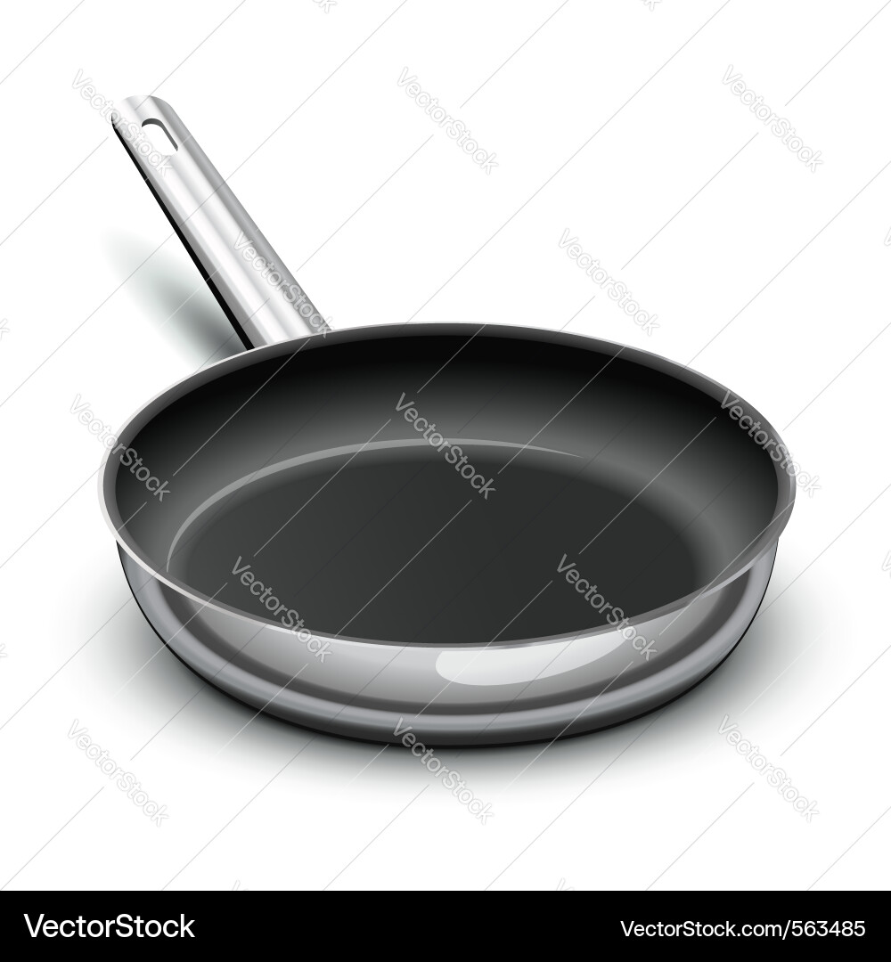Frying pan for cooking Royalty Free Vector Image