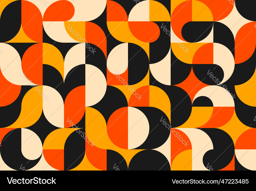 Geometric Circle Pattern Royalty Free Vector Image