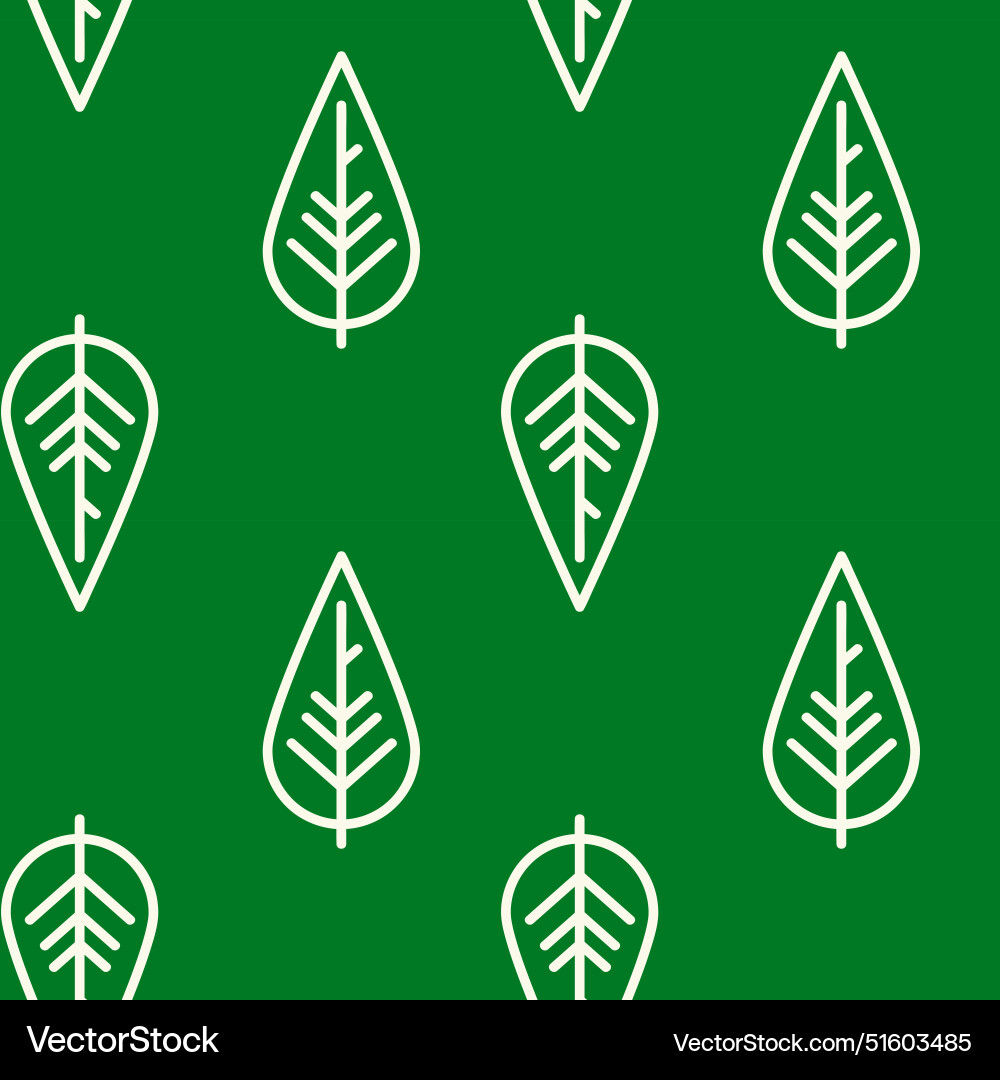 Green eco friendly seamless pattern Royalty Free Vector