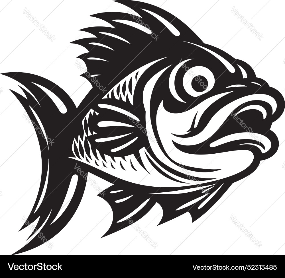 Reef rhythms tropical fish graphics oceanic Vector Image