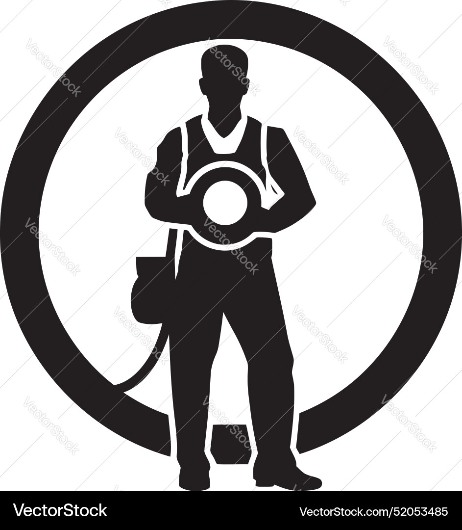 Shutter wizardry iconic black logo Royalty Free Vector Image