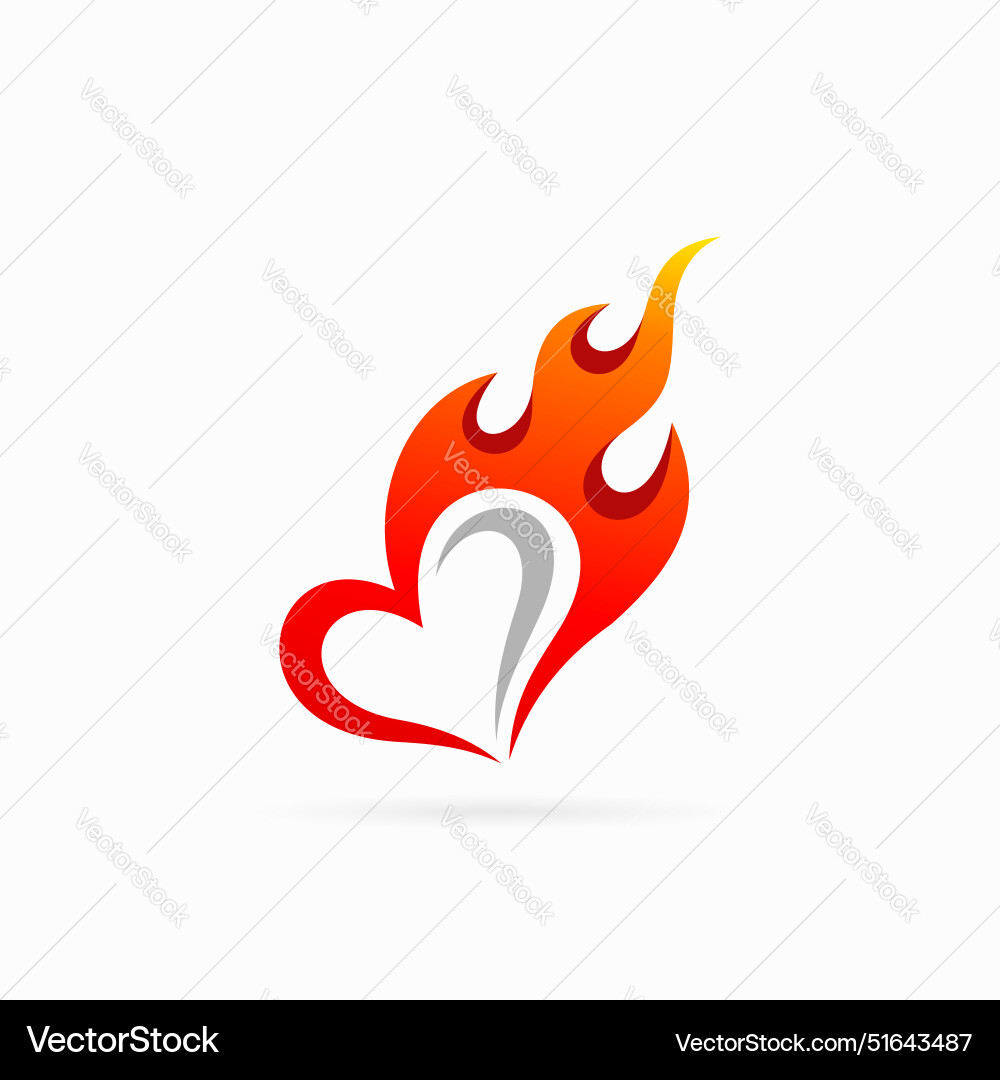 Fire Heart Logo