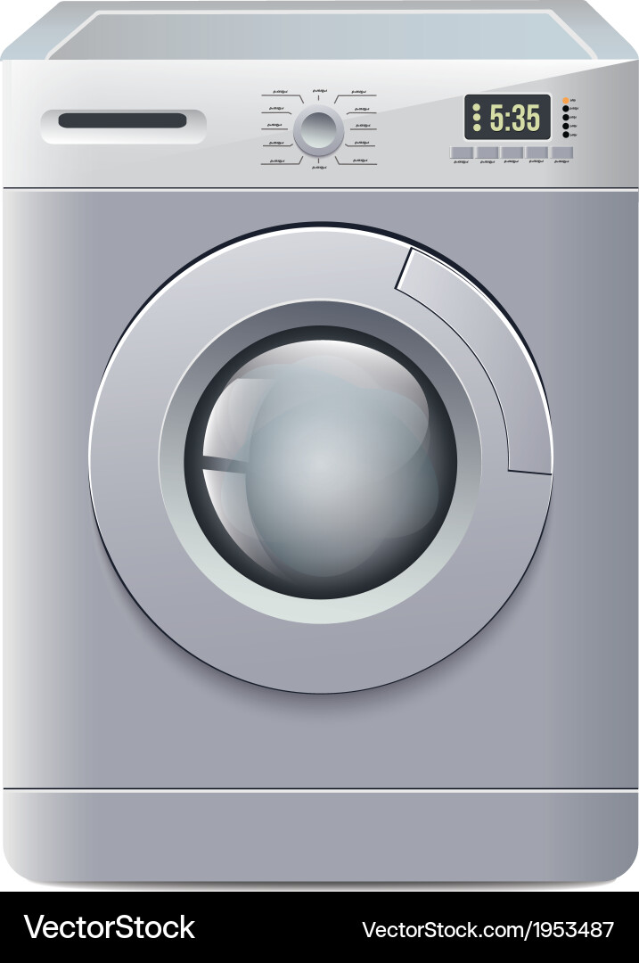 Modern Washing Machine Royalty Free Vector Image