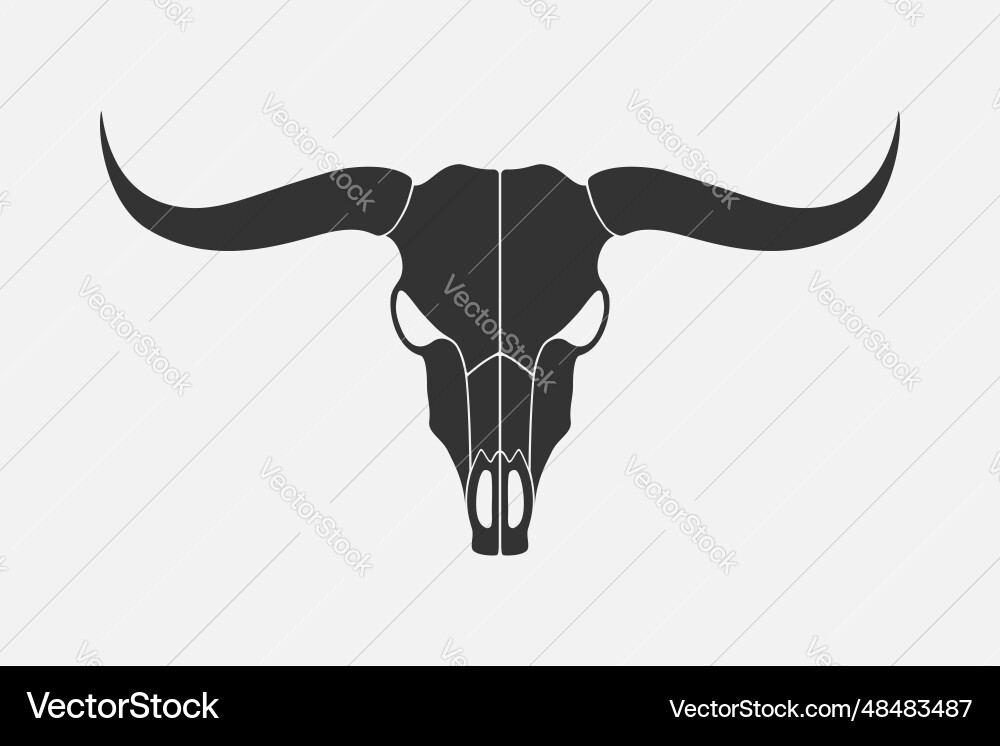 Cow Skull Outline Vector Images (over 840)