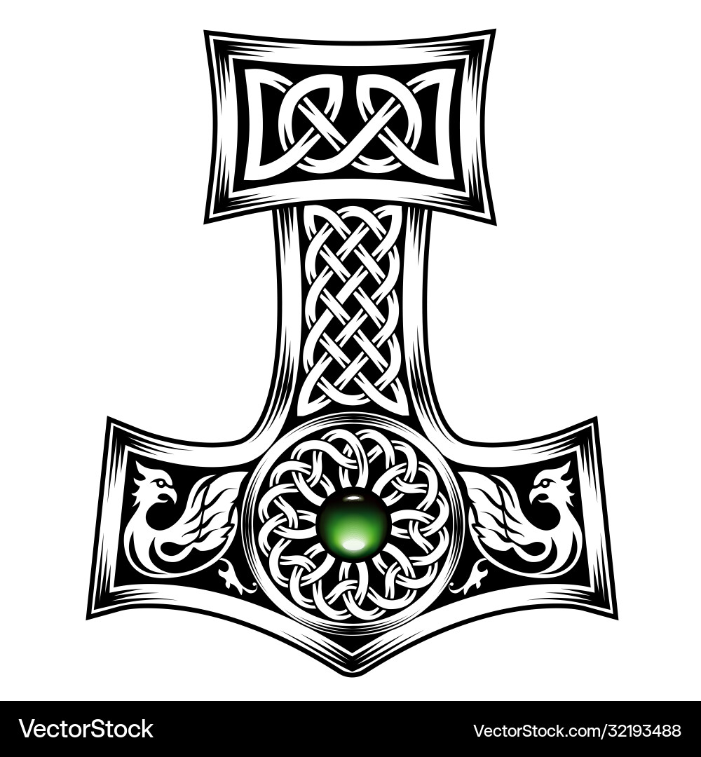 Thor Norse God Symbol Mjöllnir — A Norse Legend. Mjöllnir Or