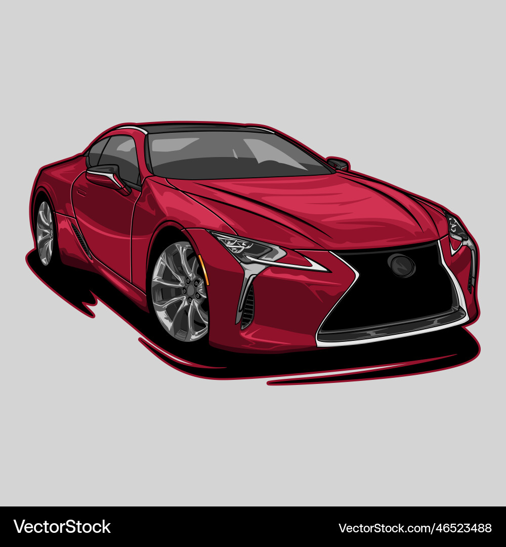 Lexus lc500 Royalty Free Vector Image - VectorStock
