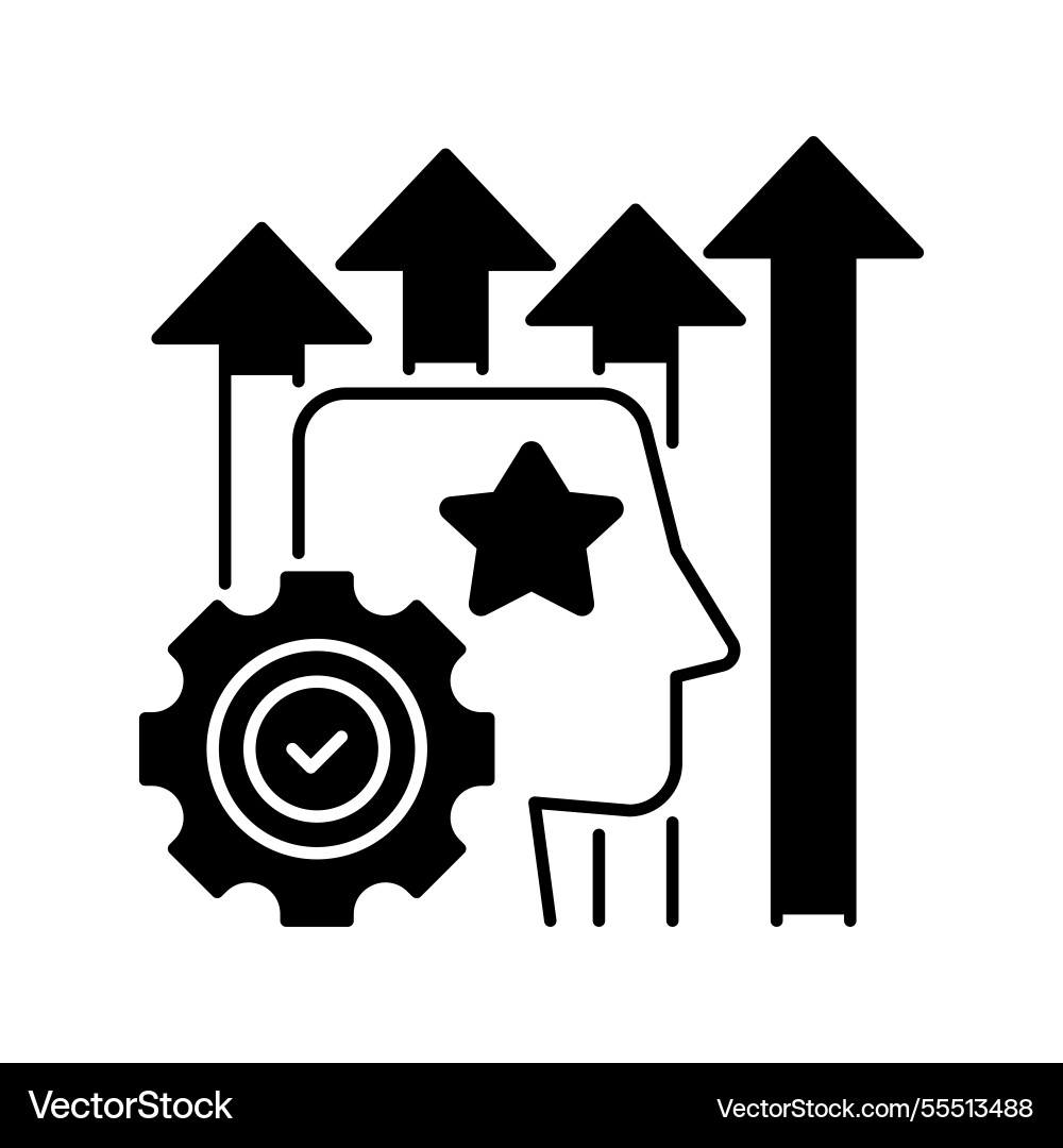 Personal development line icon universal creative Vector Image