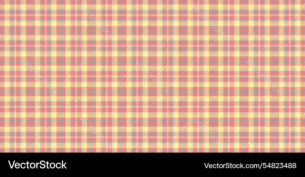 Vibrant pastel plaid pattern perfect for textile Vector Image