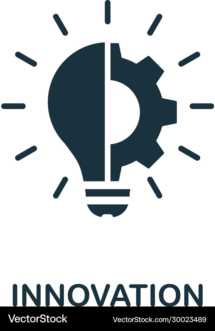 Innovation icon simple element from digital Vector Image