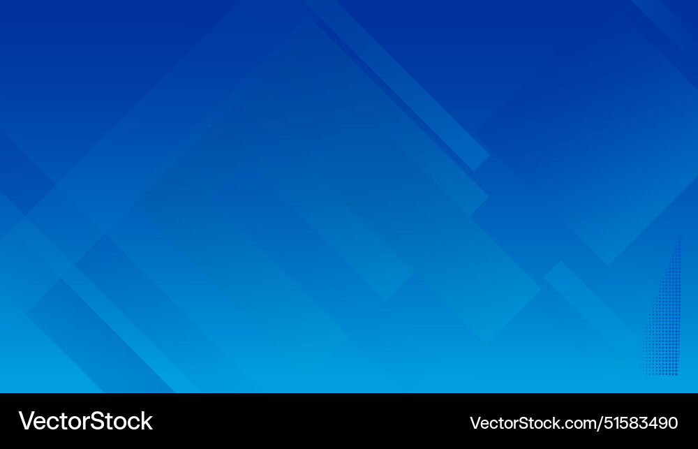 Blue gradient diagonal rectangle background Vector Image