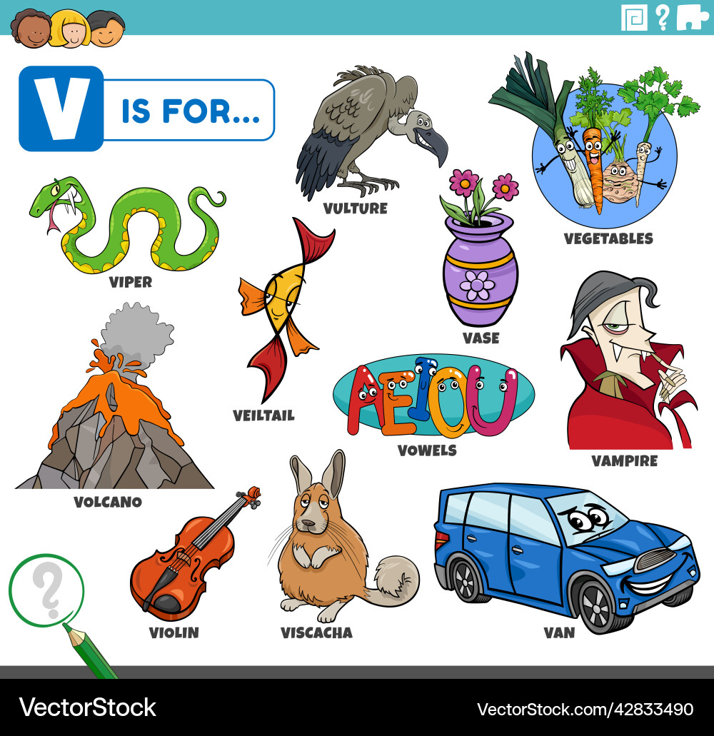 V is for Vegetables Vector Images (16)