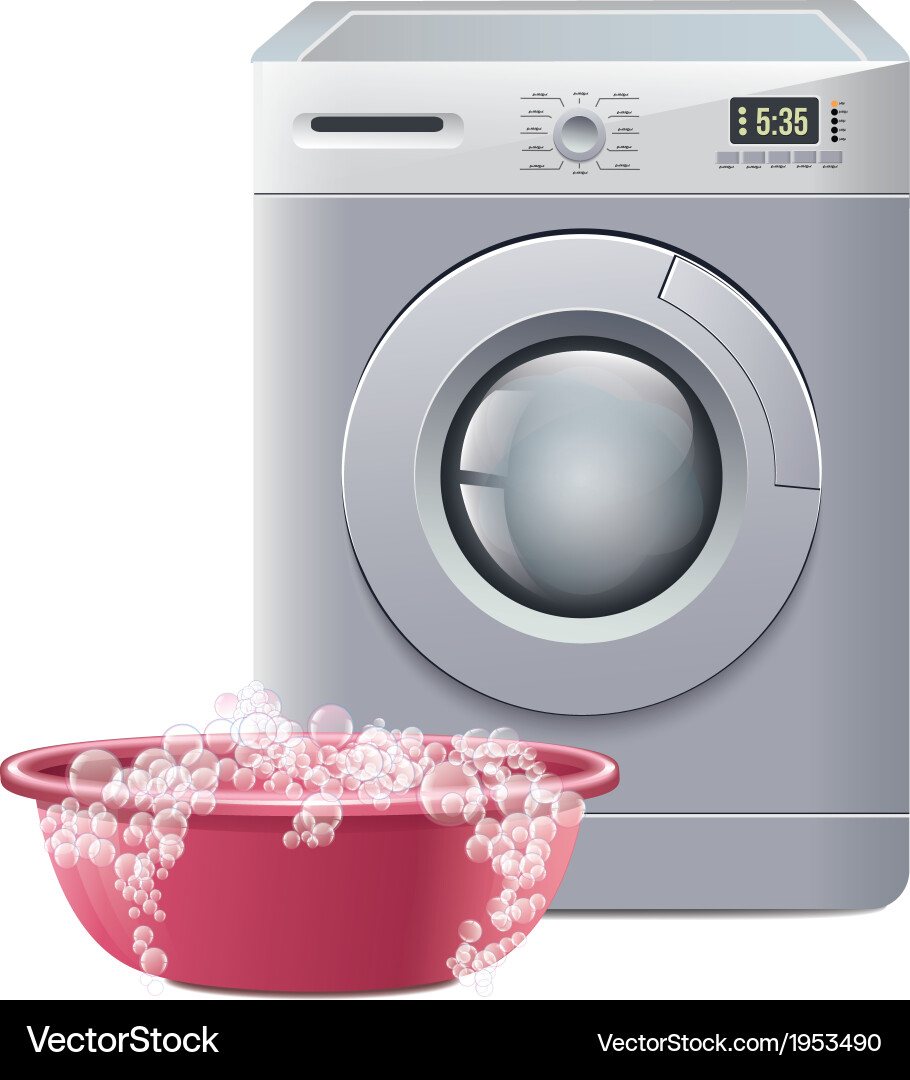 Washing machine2 Royalty Free Vector Image - VectorStock
