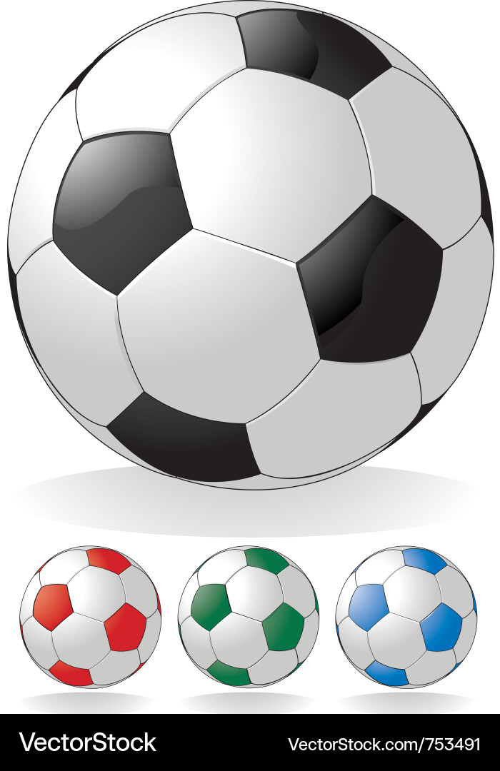 Soccer ball Royalty Free Vector Image - VectorStock
