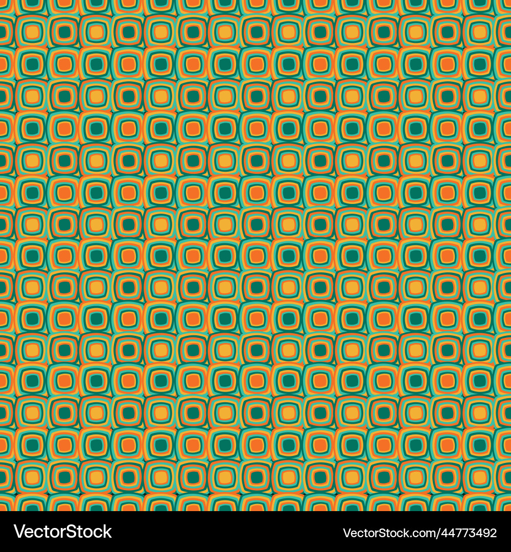 Abstract green square pattern background Vector Image