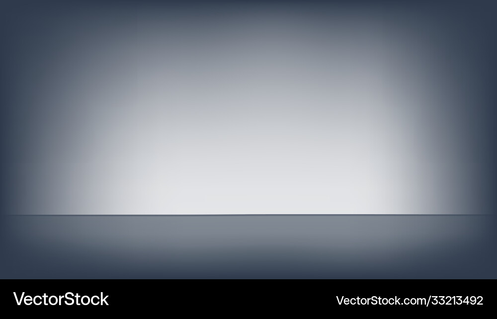 Empty black studio room template used Royalty Free Vector