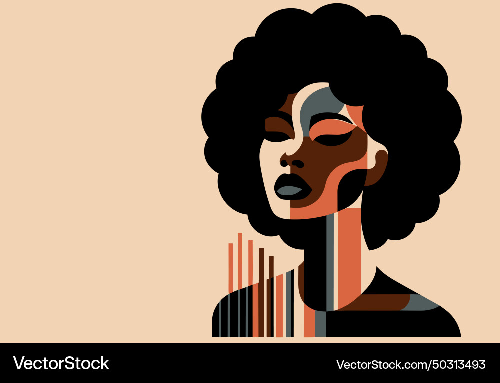 Black woman Royalty Free Vector Image - VectorStock