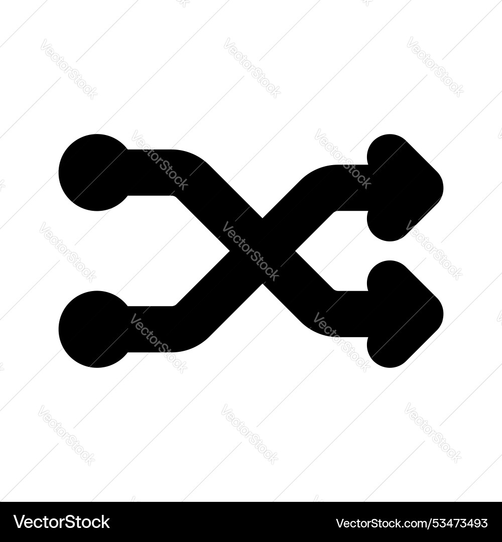 Crossover Royalty Free Vector Image - VectorStock