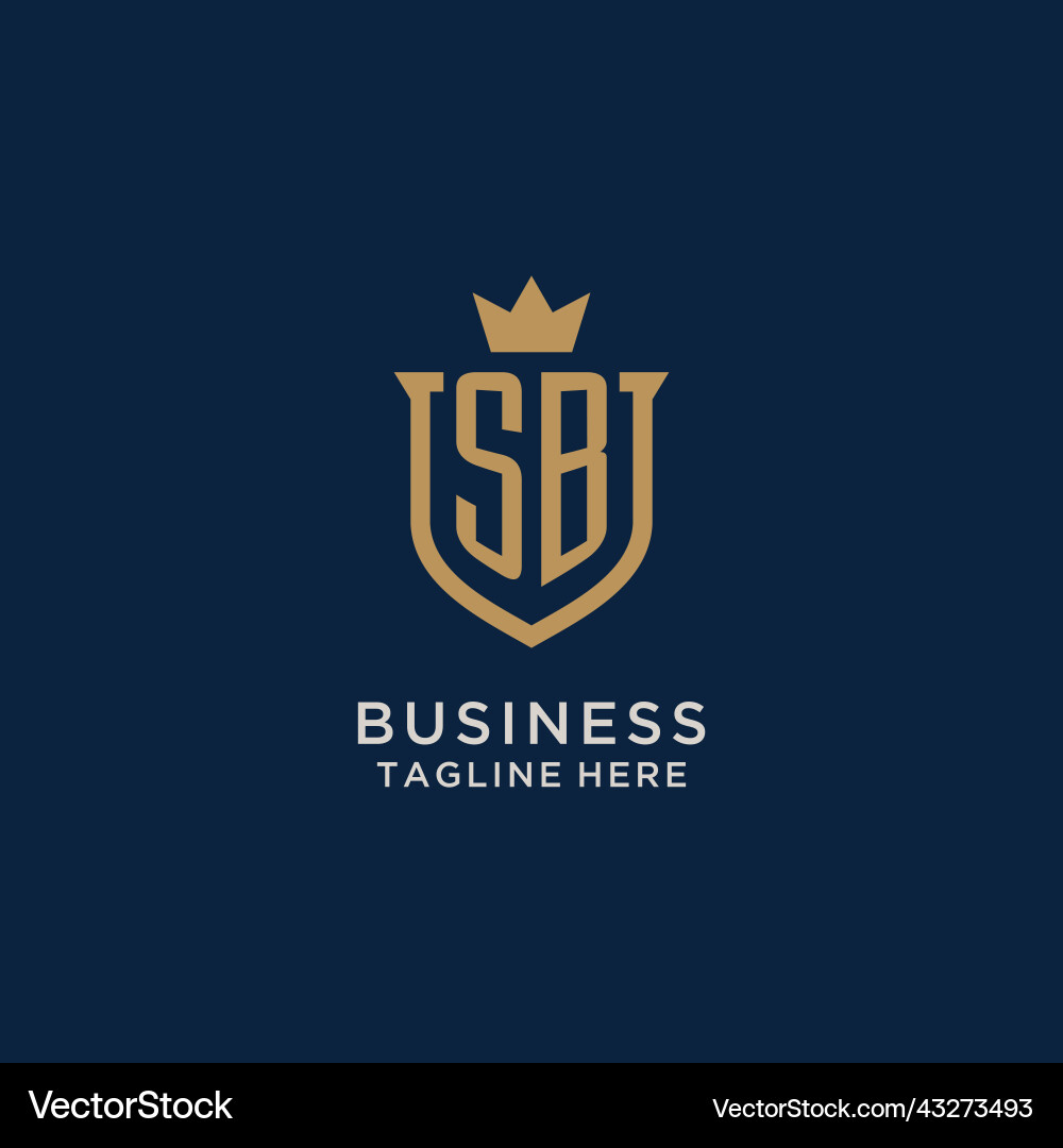 Original Schild Krone Logo Lizenzfreies Vektorbild