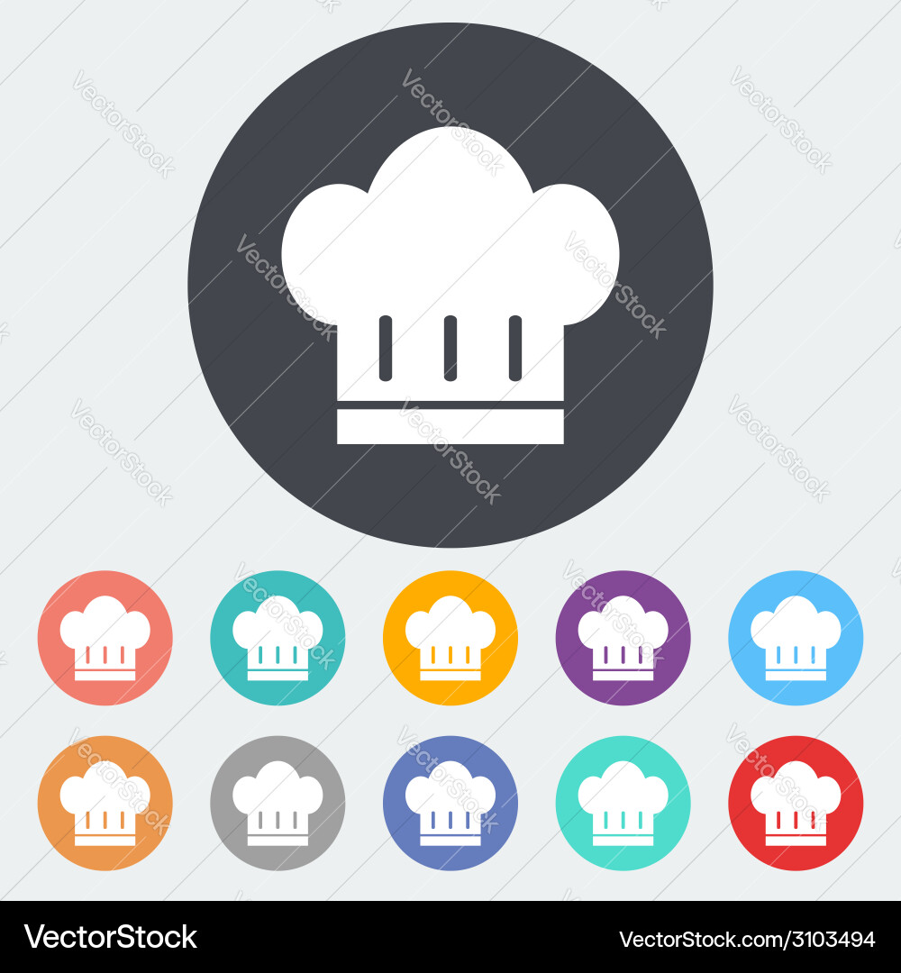Chef Hat Icon Royalty Free Vector Image - VectorStock