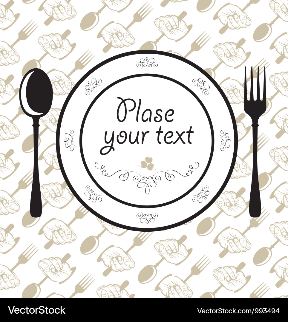 Plate Royalty Free Vector Image - VectorStock