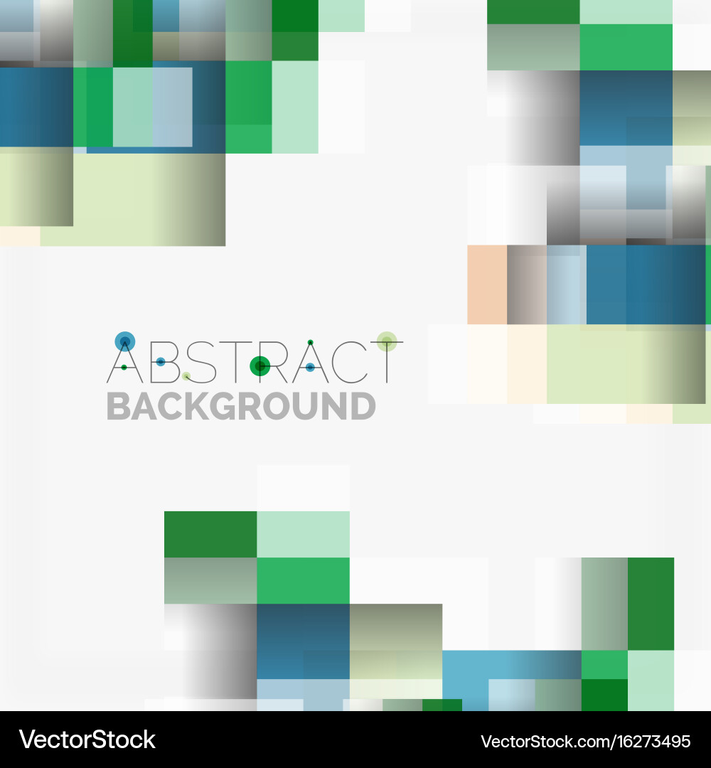 Abstract blocks template design background simple Vector Image