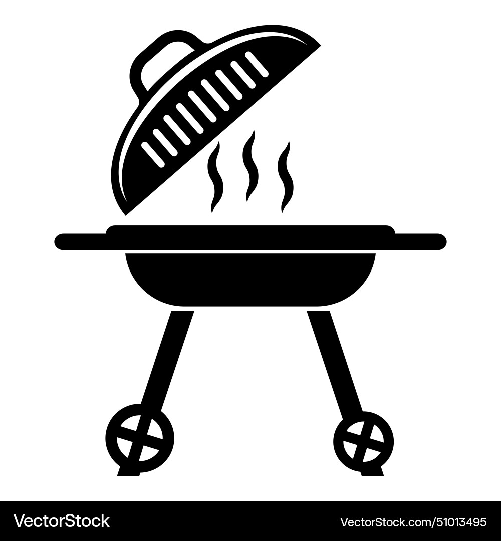 Bbq grill icon Royalty Free Vector Image - VectorStock